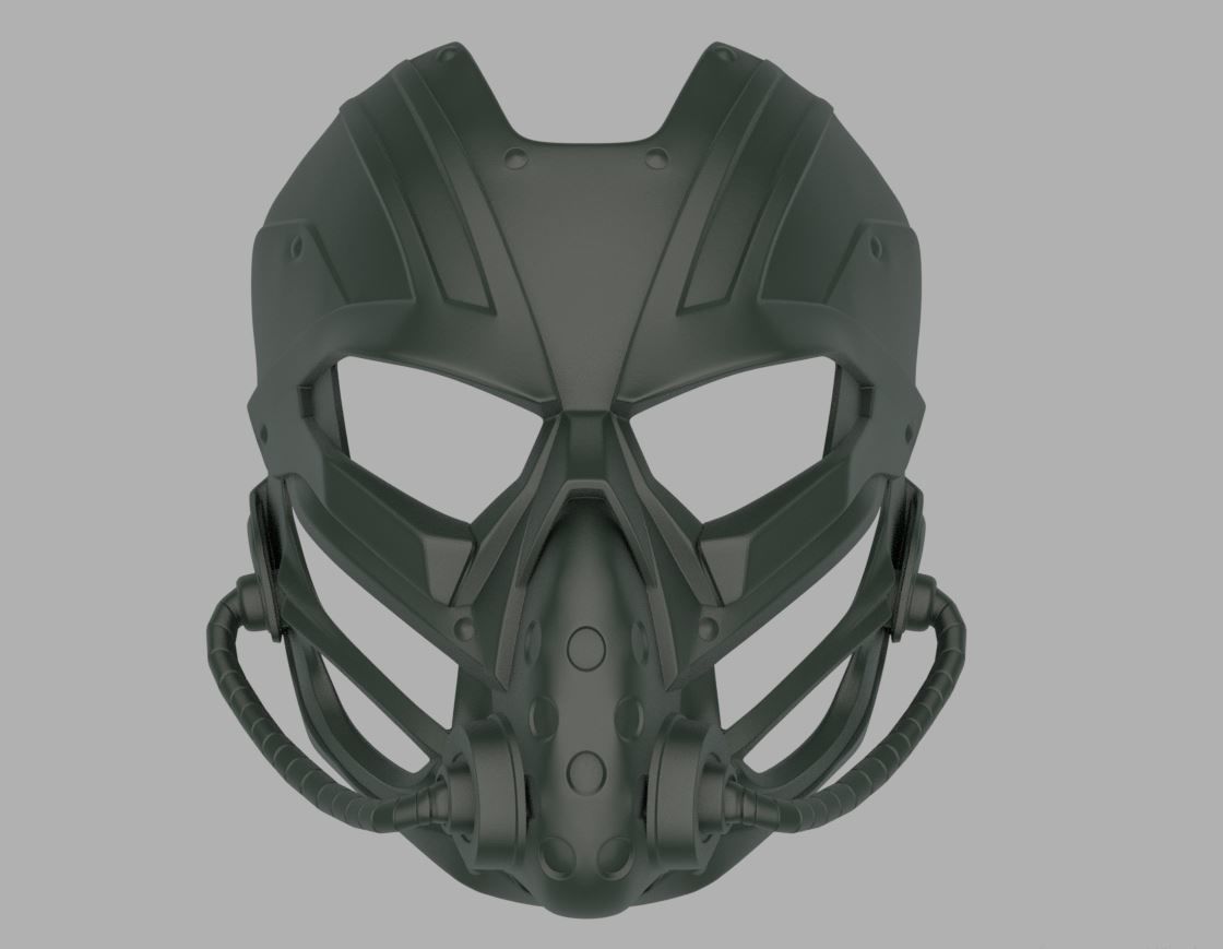 Kabal mask for face from Mortal Kombat 11 3D model 3D printable | CGTrader