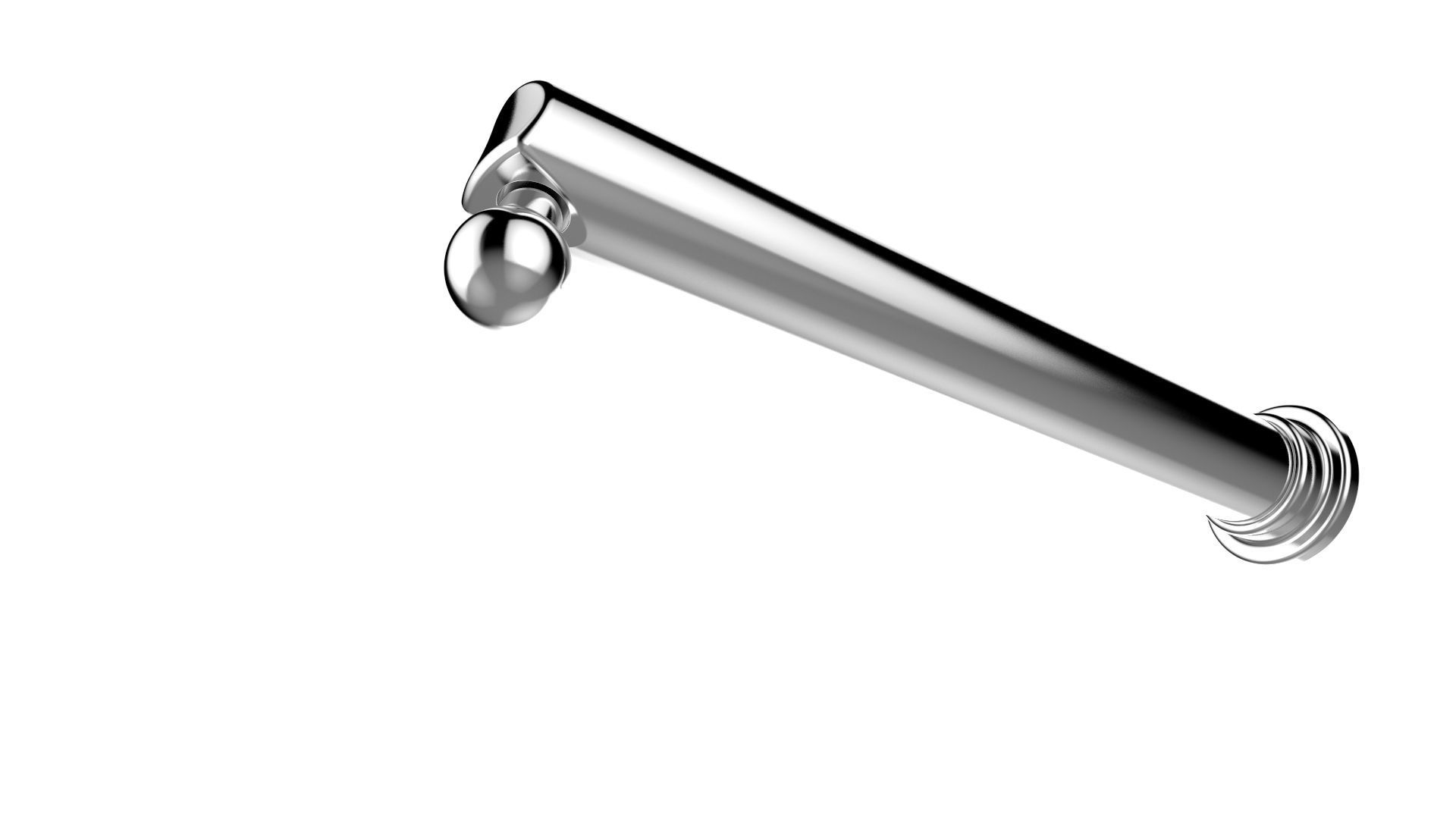 Deca Shower Straight Pipe 3D model | CGTrader
