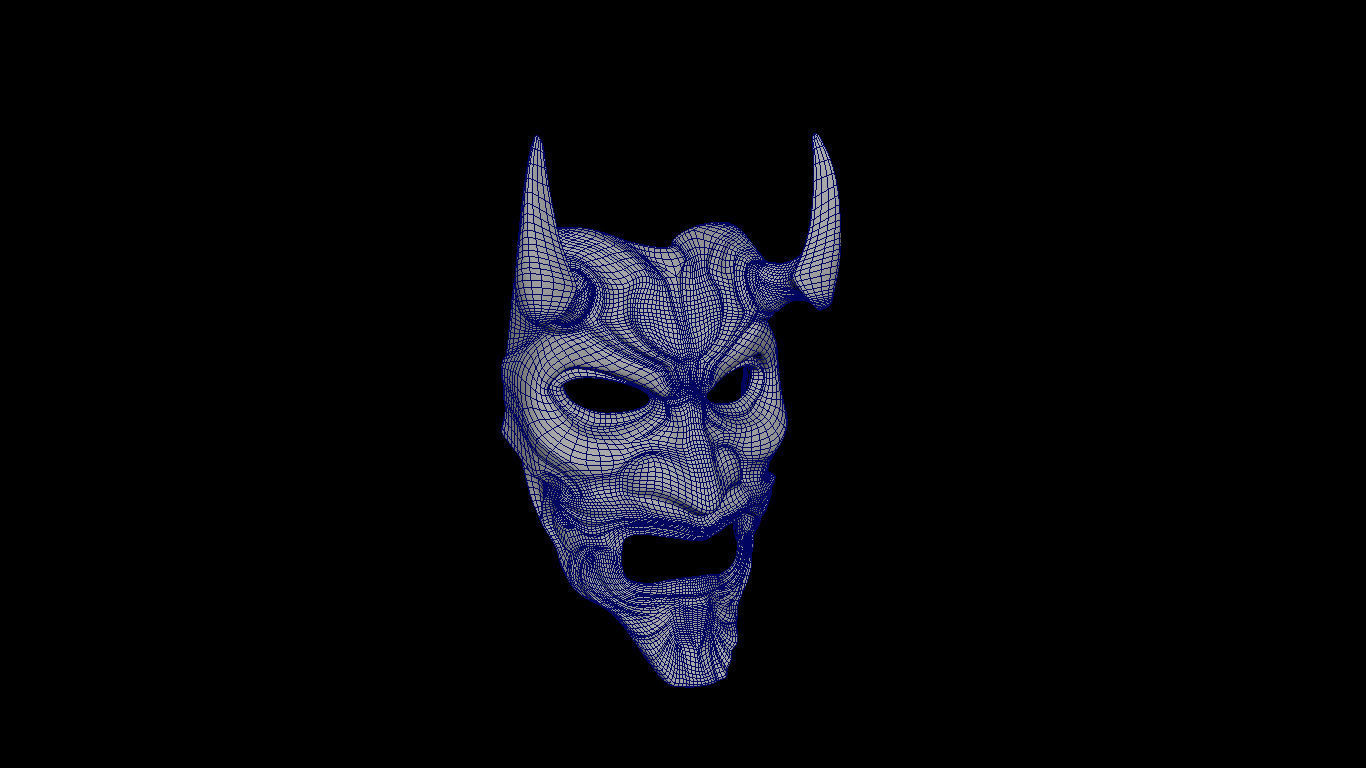 Demon Mask free VR / AR / low-poly 3D model | CGTrader