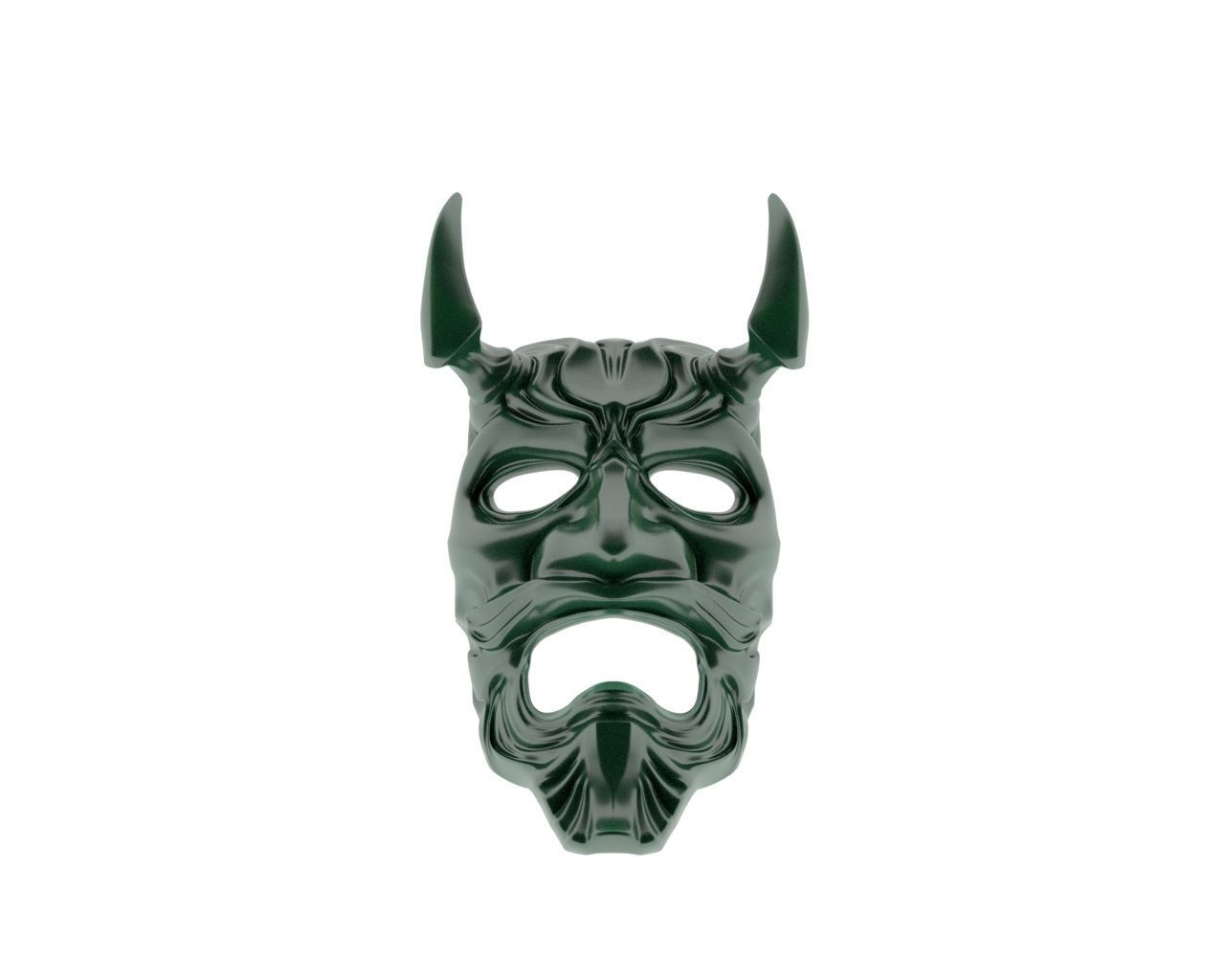 Demon Mask free VR / AR / low-poly 3D model | CGTrader