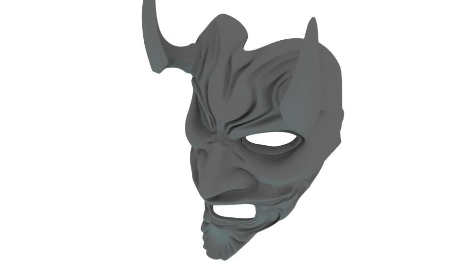Demon Mask free VR / AR / low-poly 3D model | CGTrader