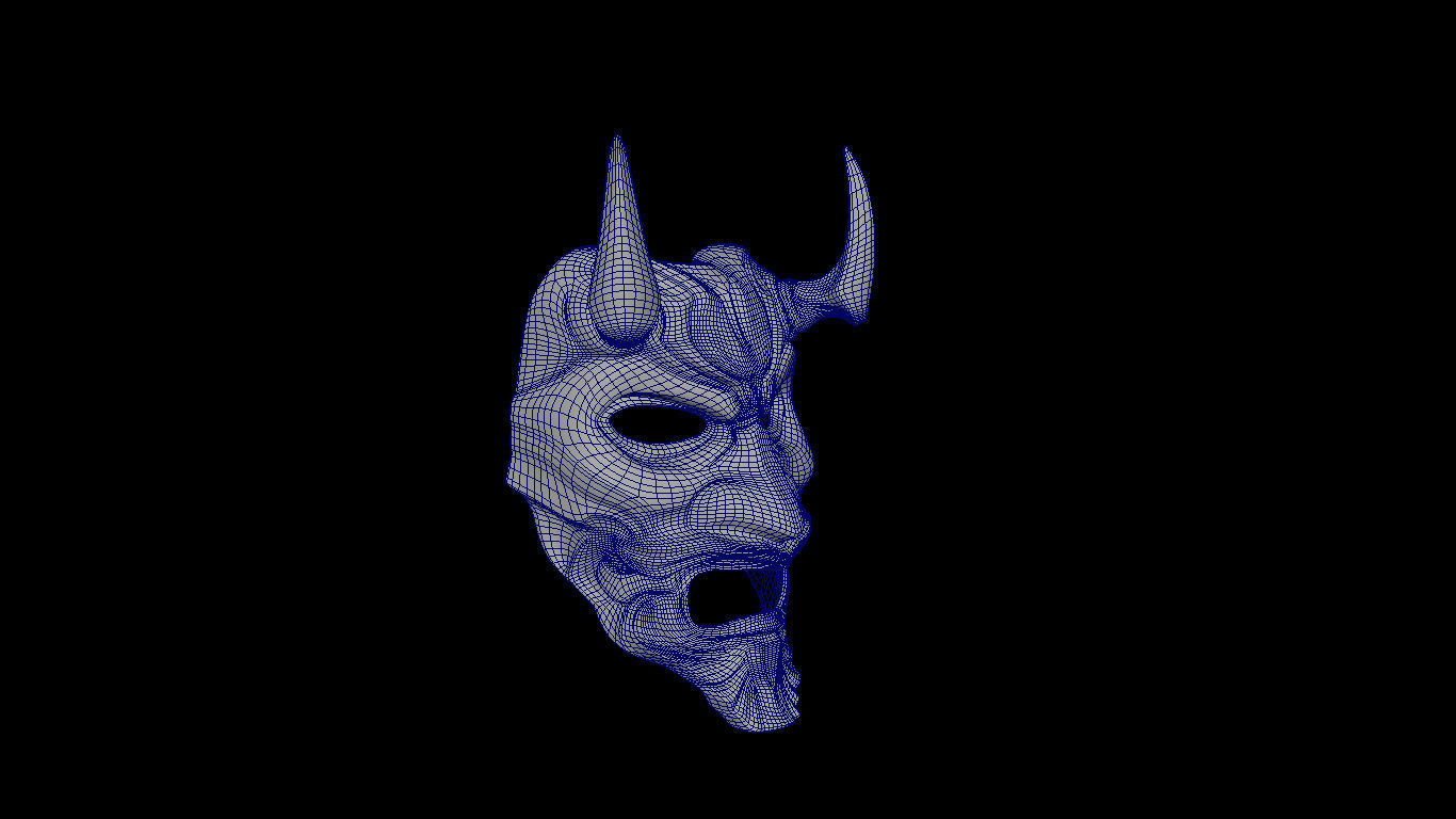 Demon Mask free VR / AR / low-poly 3D model | CGTrader