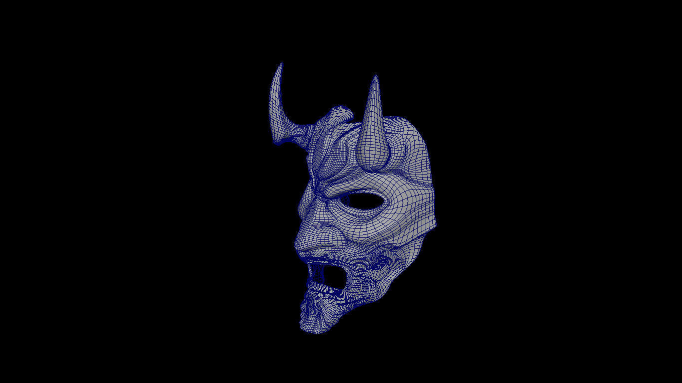 Demon Mask free VR / AR / low-poly 3D model | CGTrader