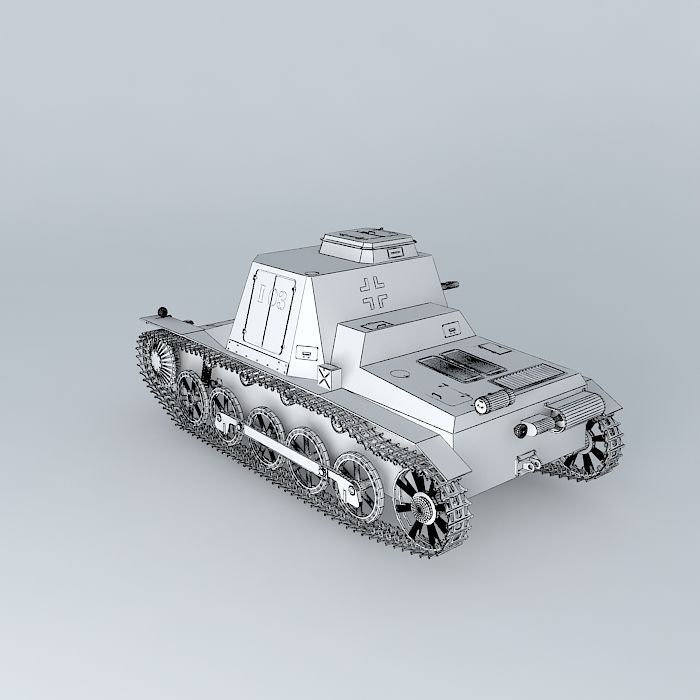 SDKFZ 265 Small Panzerbefehlswagen Ausf A German Command Tank 3D model ...