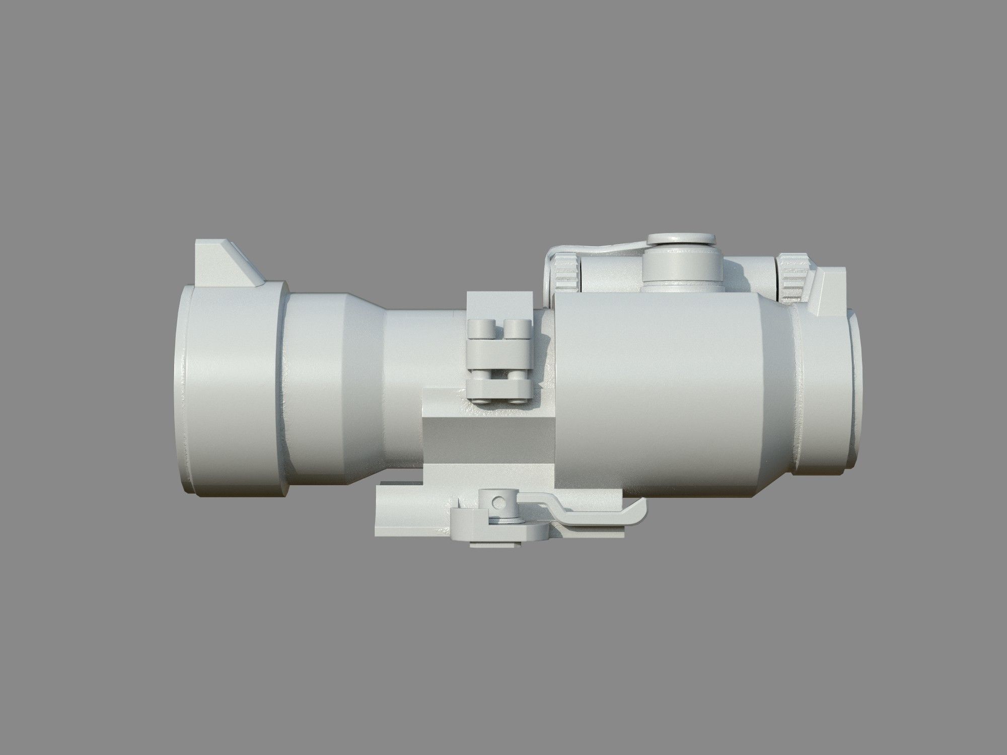 3D model Weapon - Scope - 05 - Aimpoint2X VR / AR / low-poly | CGTrader