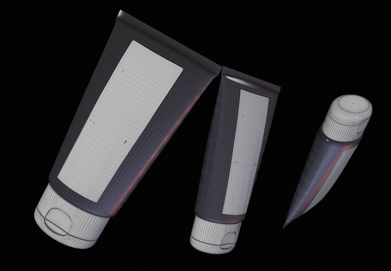 Cream Tube 3D model | CGTrader