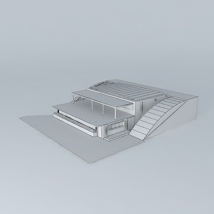 Rain Water Collection System free 3D model | CGTrader