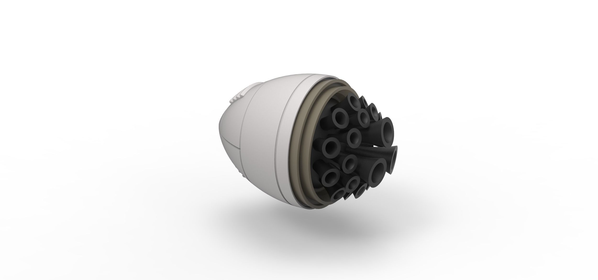 Fantasy rocket engine 3D model 3D printable | CGTrader
