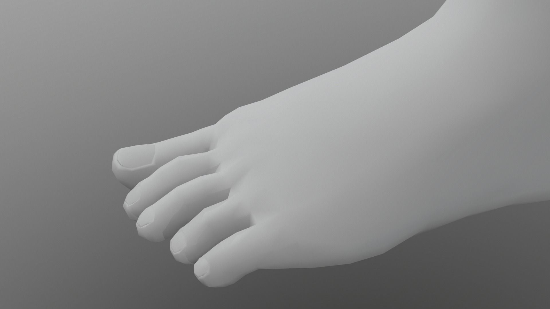 3D model Low Poly feet model foot VR / AR / low-poly | CGTrader