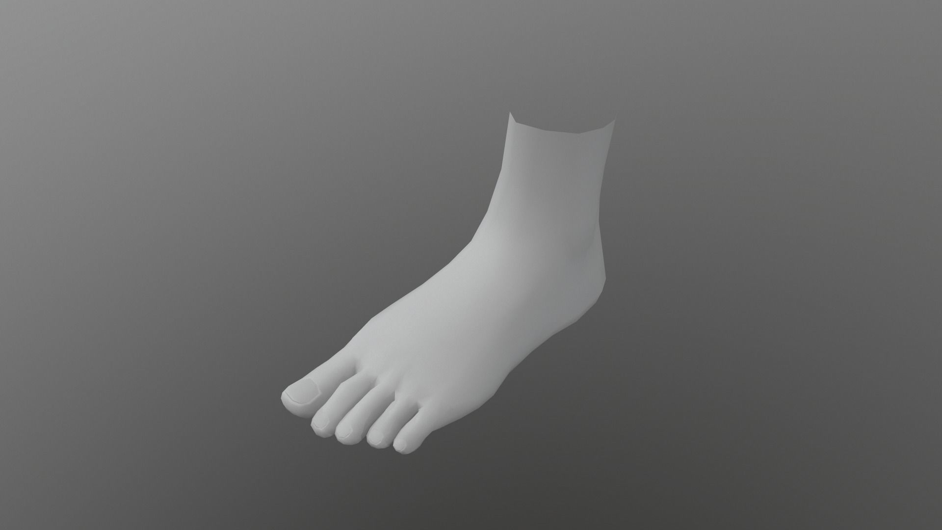 3D model Low Poly feet model foot VR / AR / low-poly | CGTrader