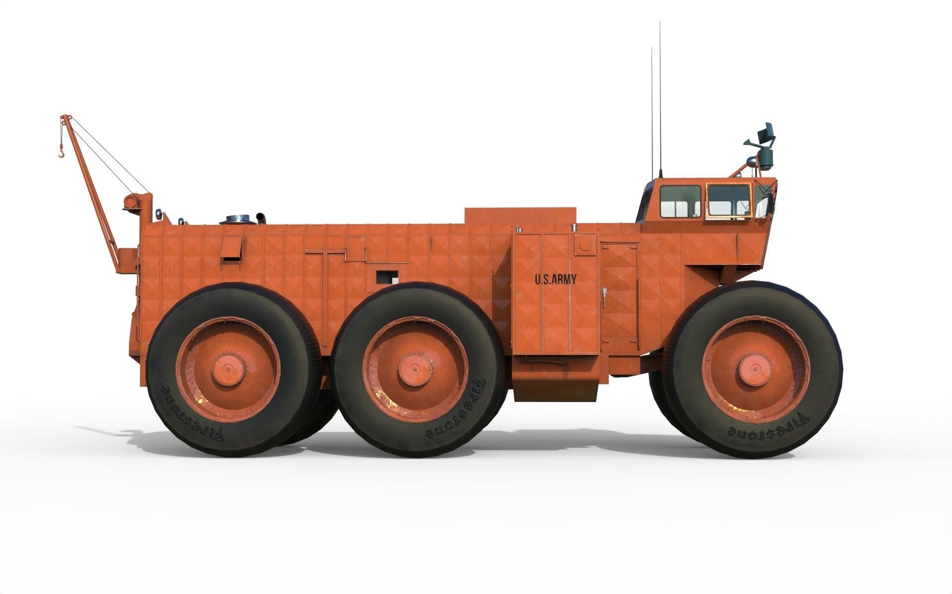 LeTourneau TC-479 mark 2 overland train 3D model | CGTrader