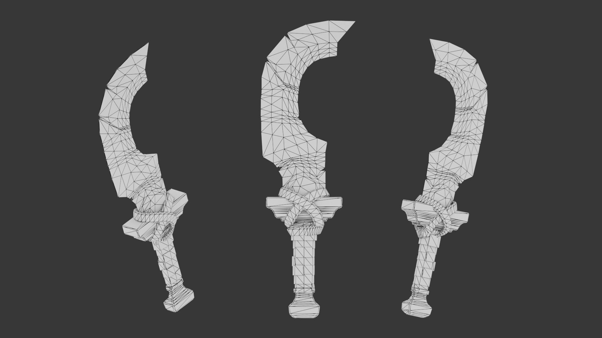 3D model Low-poly Fantasy Sword VR / AR / low-poly | CGTrader
