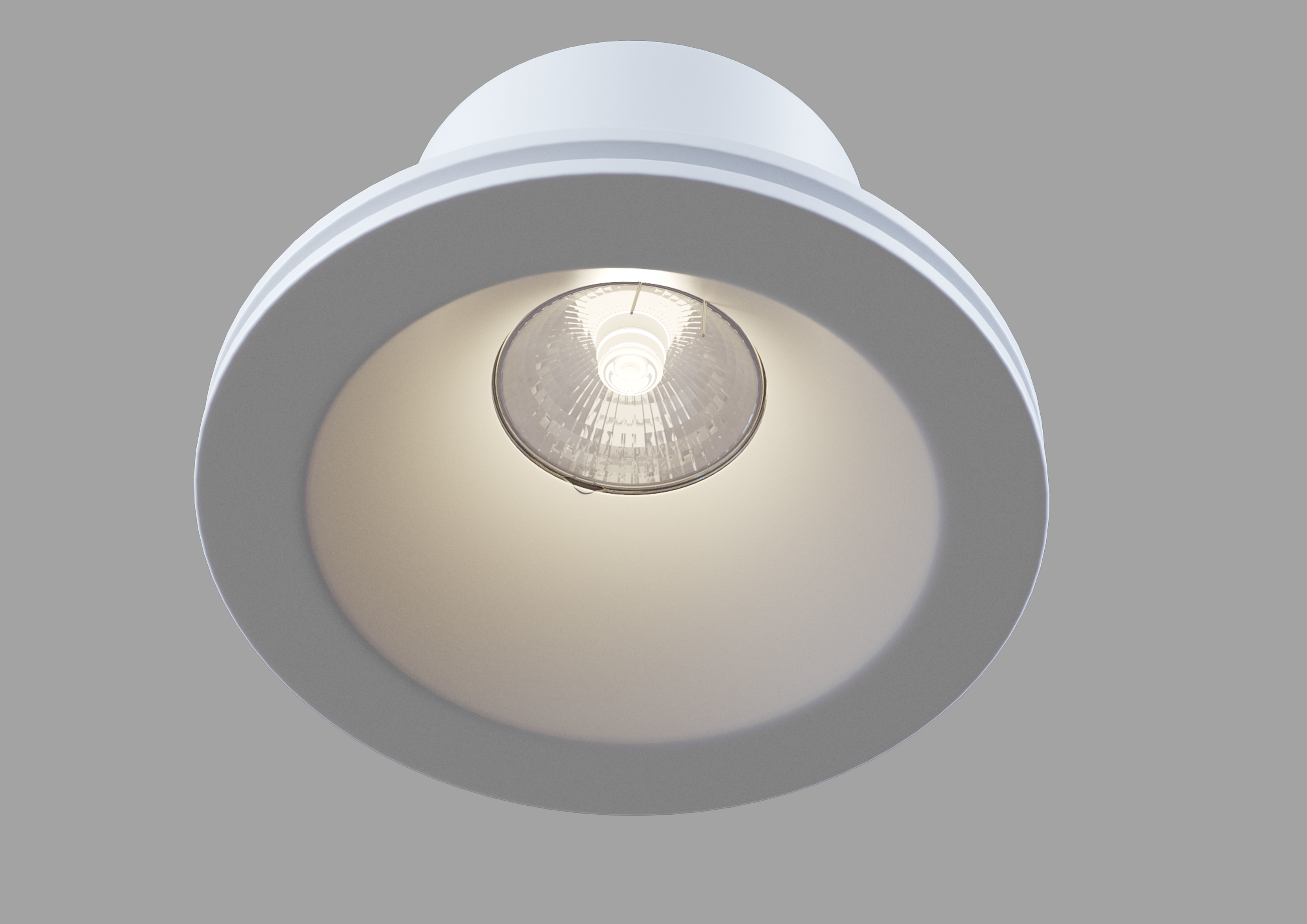 Downlight Gyps Modern DL002-1-01-W Maytoni Technical free 3D model ...