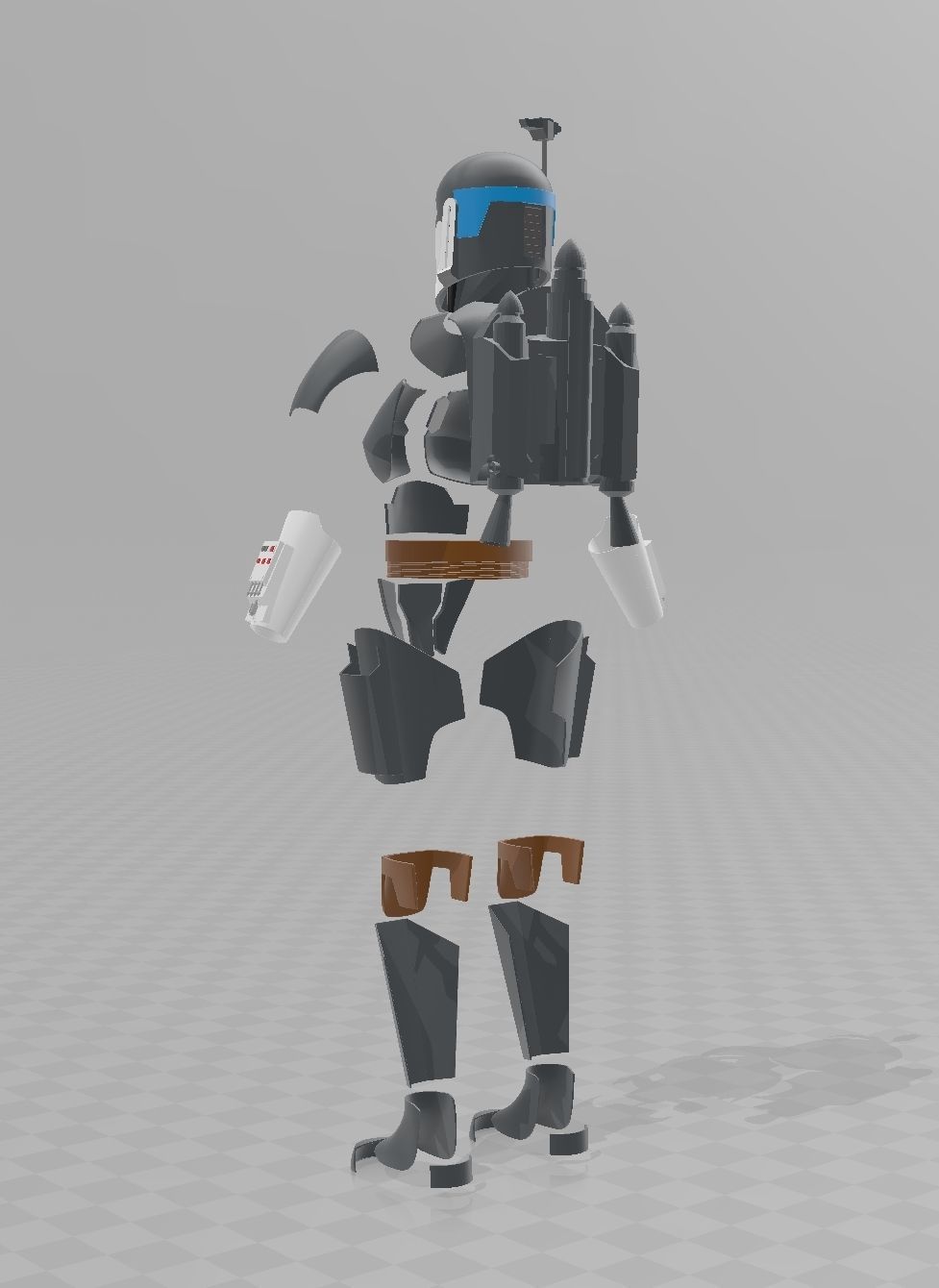 Star Wars Mandalorian bo katan Bo-Katan Kryze Full armor 3D model 3D ...