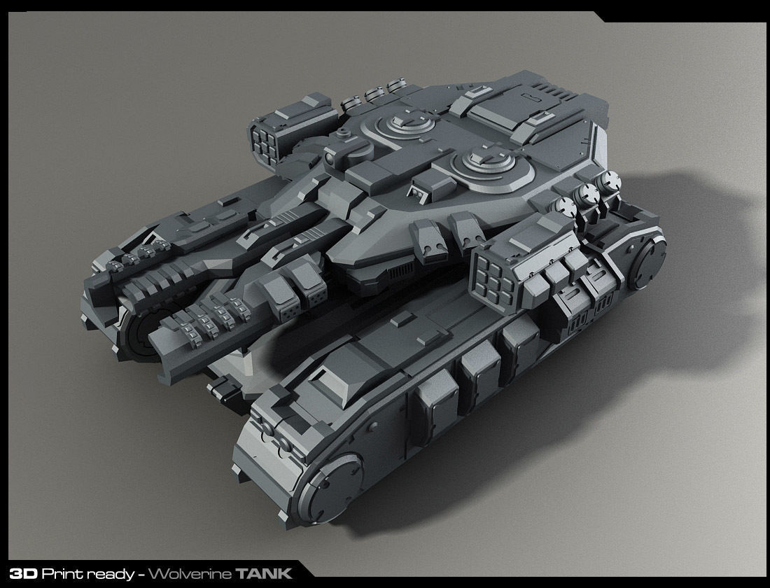 MK3-Tank 3D Print futuristic tank 3D model 3D printable | CGTrader