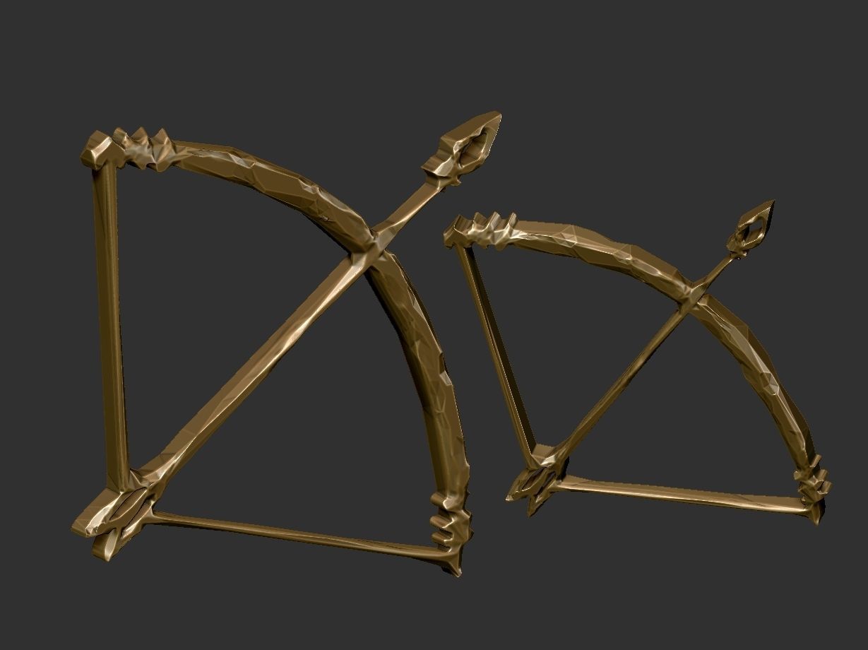 bow 3d model 3D model 3D printable | CGTrader