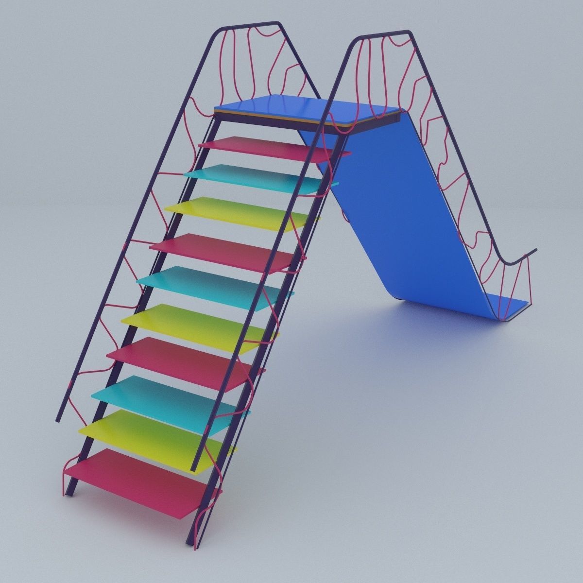 3D model Childrens Slide model VR / AR / low-poly | CGTrader