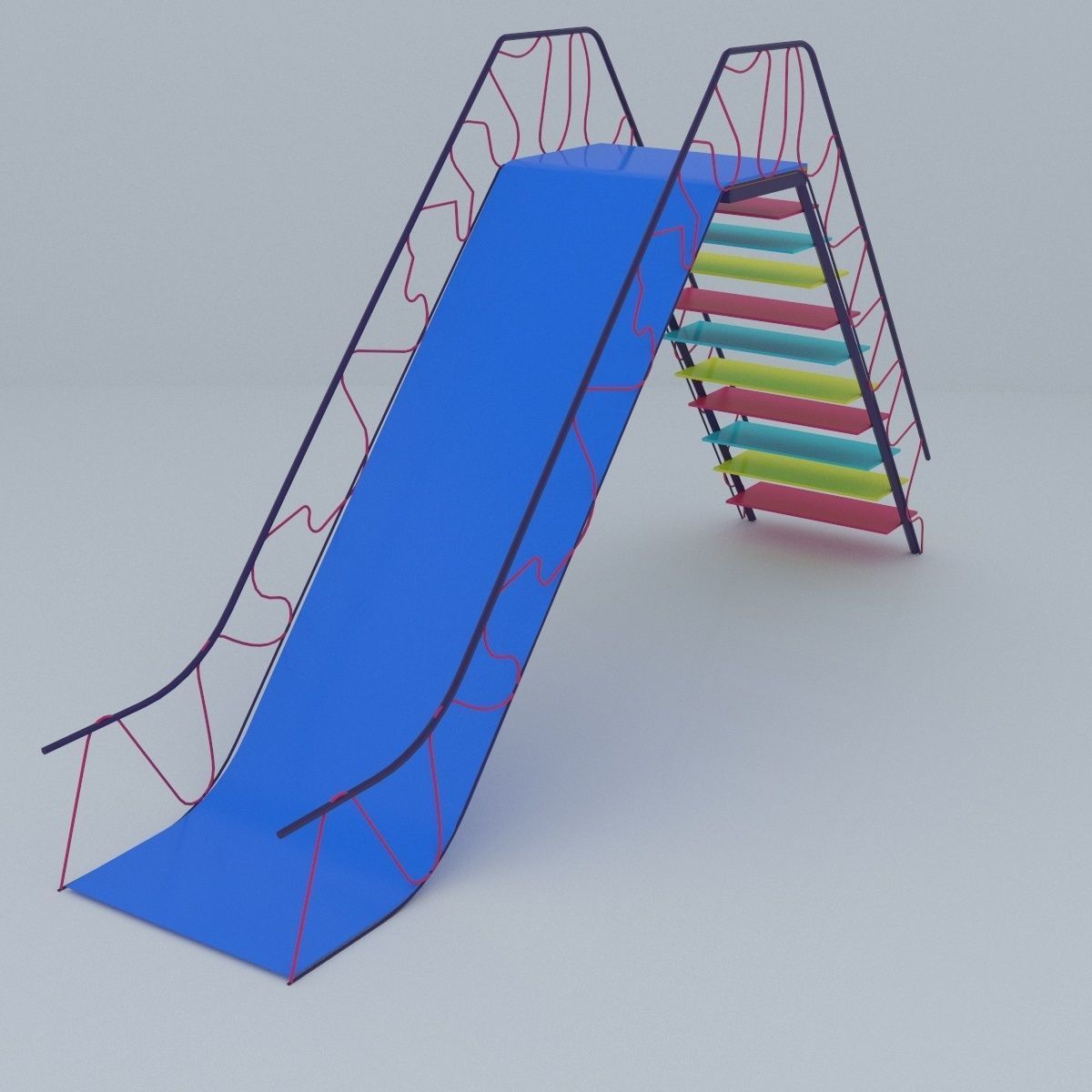 3D model Childrens Slide model VR / AR / low-poly | CGTrader