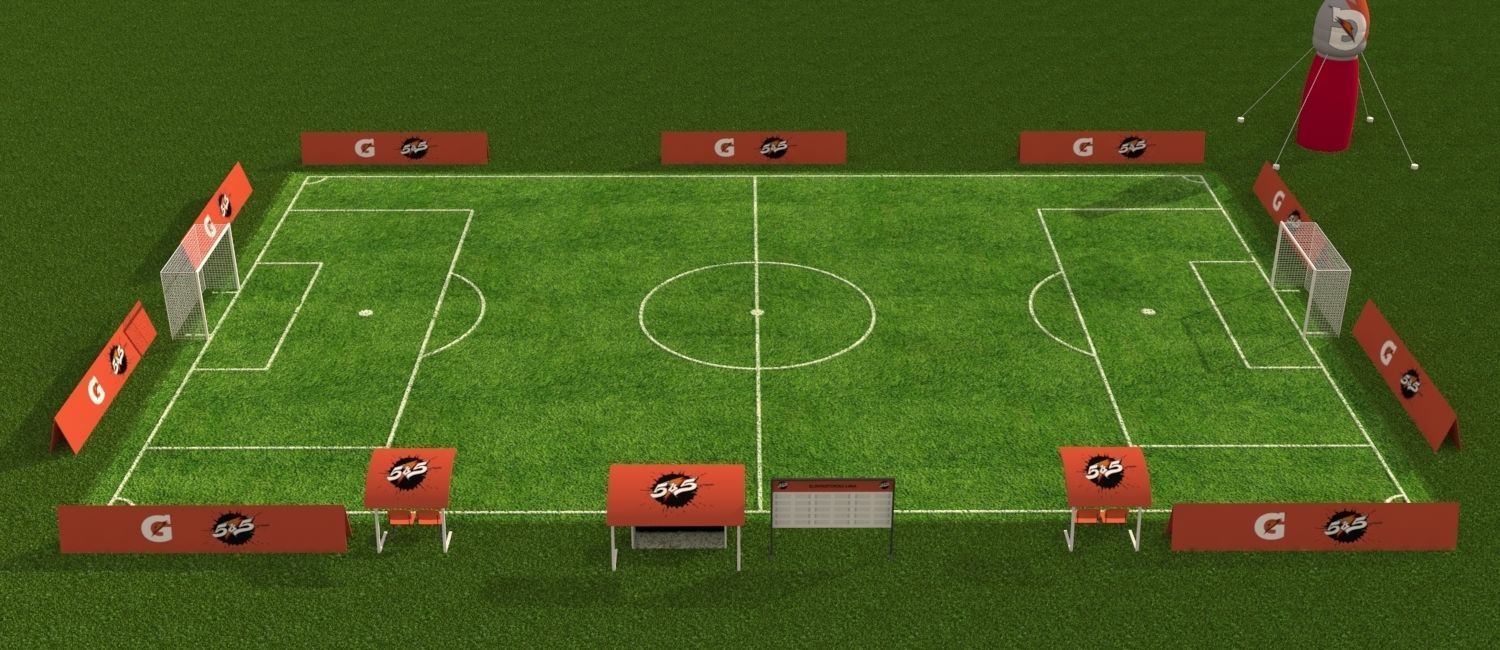 football field 3D model | CGTrader