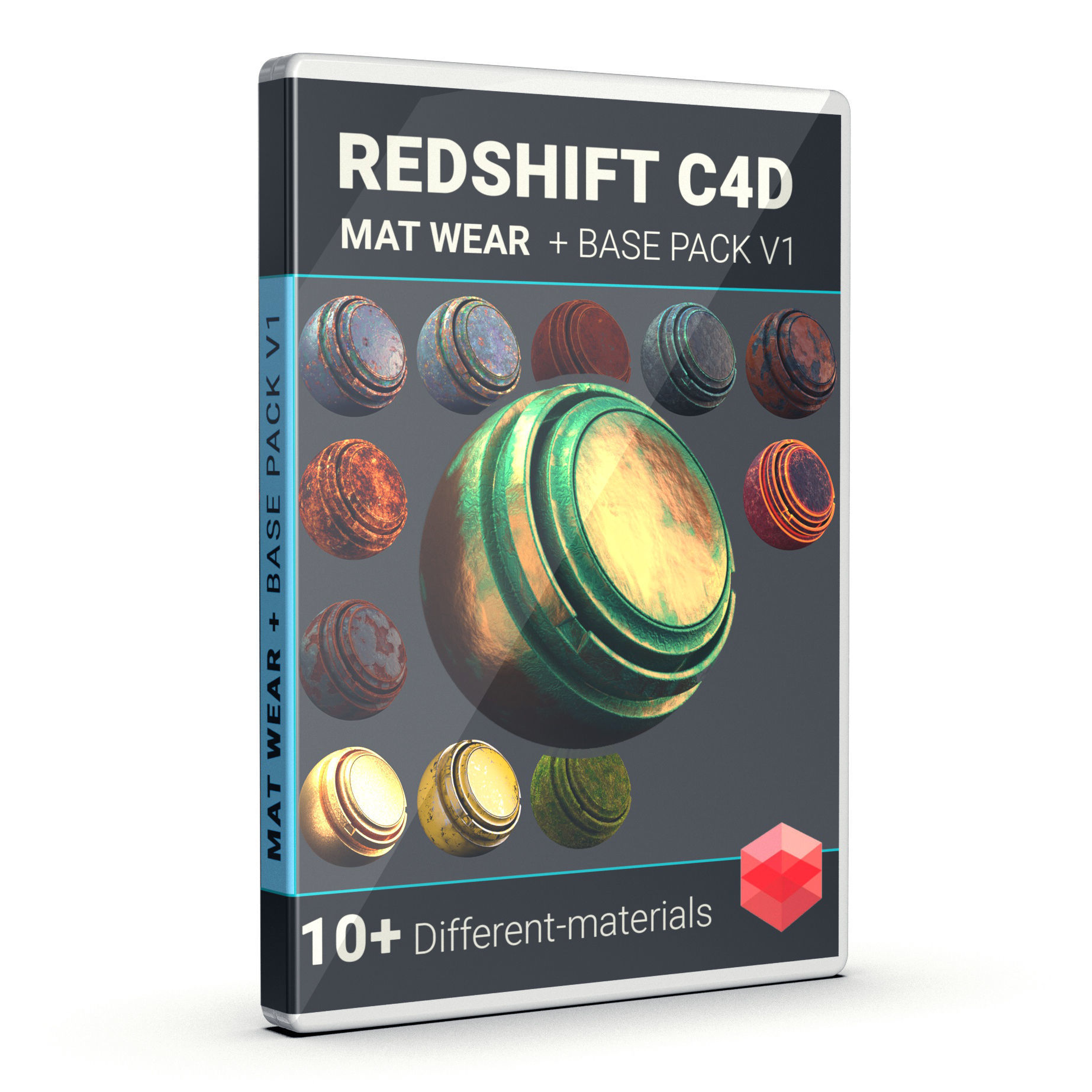 Procedural edge wear - masks and materials - RedShift Texture | CGTrader