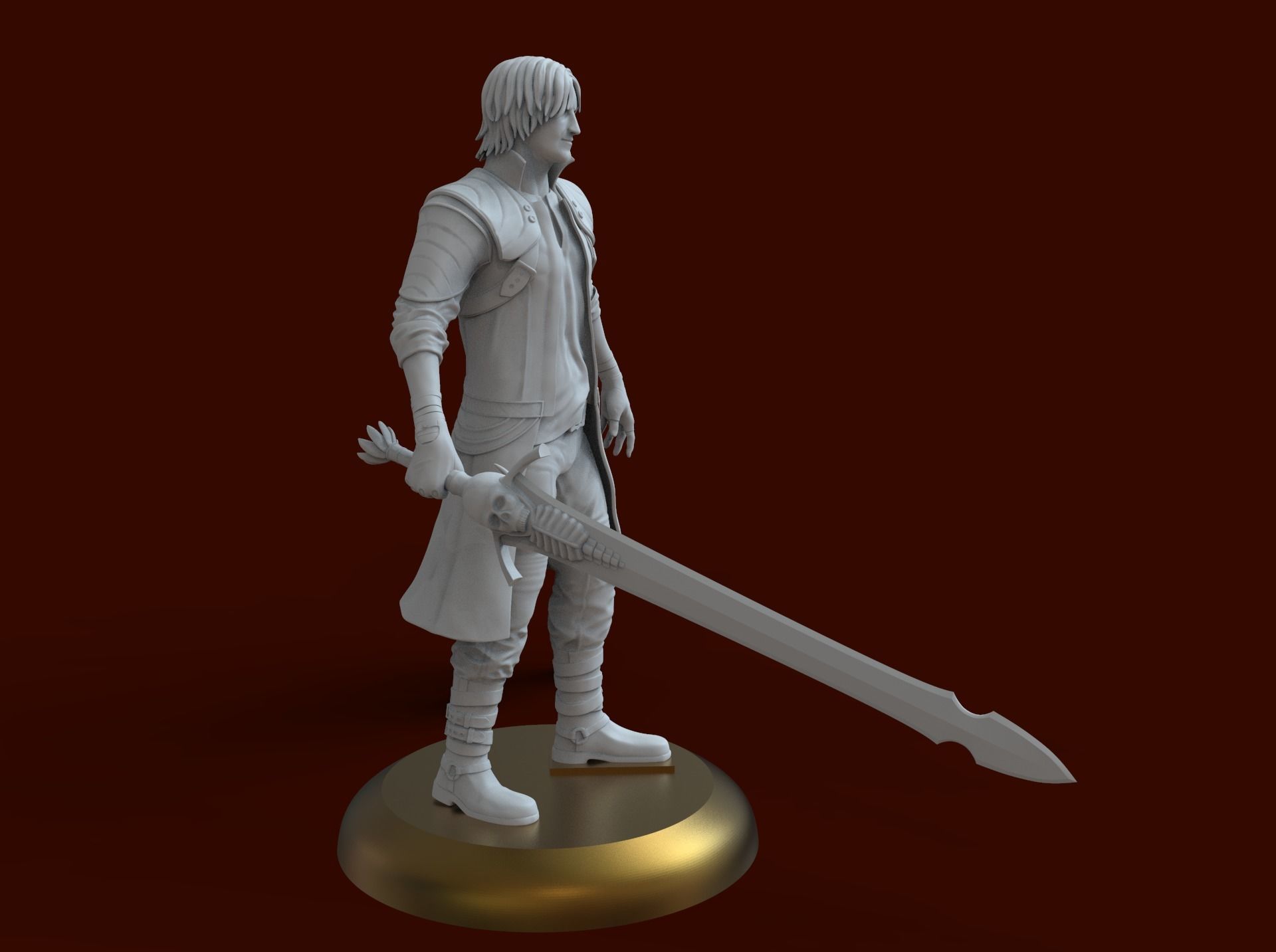 Devil May Cry character Dante 3D model 3D printable | CGTrader
