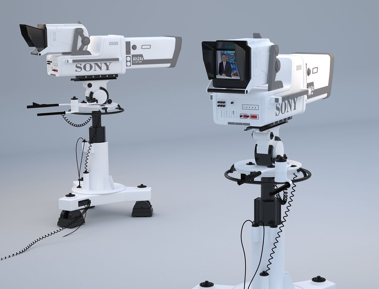 Professional SONY BVP 9000 STUDIO CAMERA 3D model | CGTrader