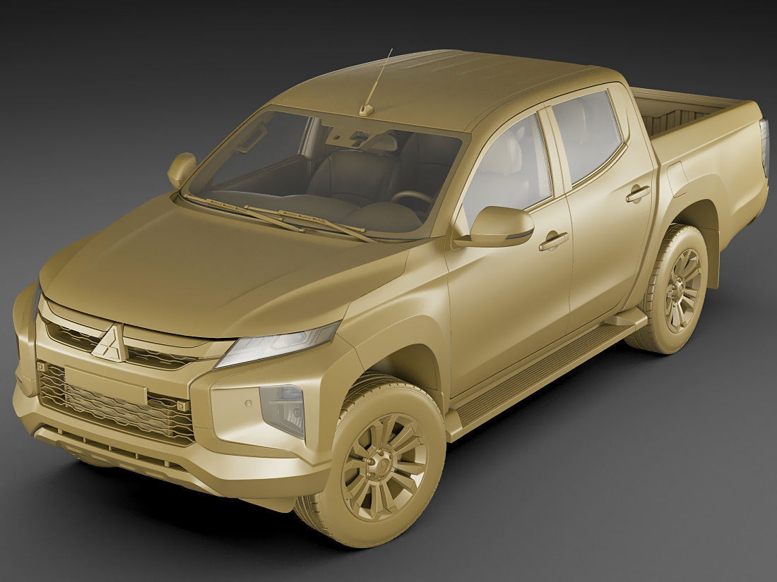Mitsubishi L200 Triton 2020 Double Cab 3D model | CGTrader