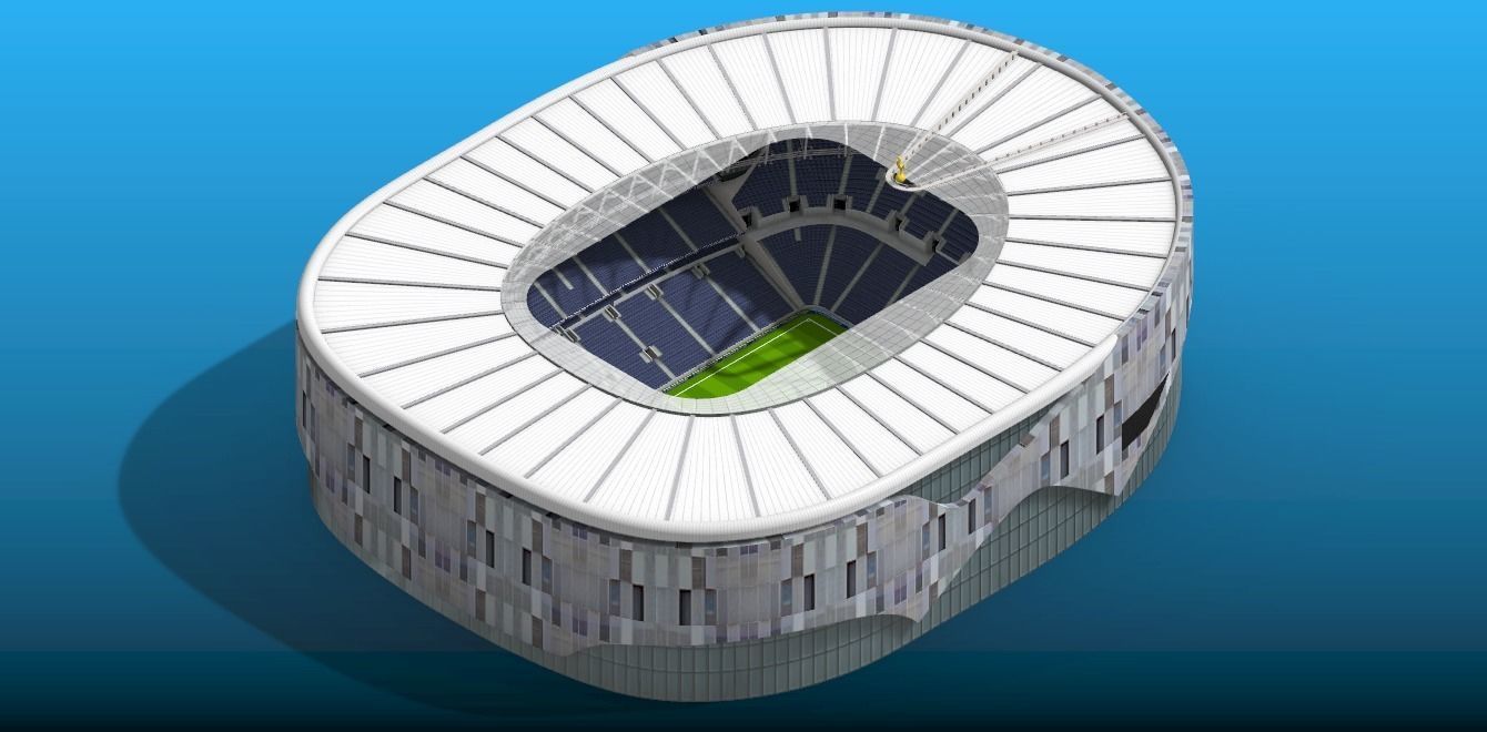 3D model Tottenham Hotspur Stadium VR / AR / low-poly | CGTrader