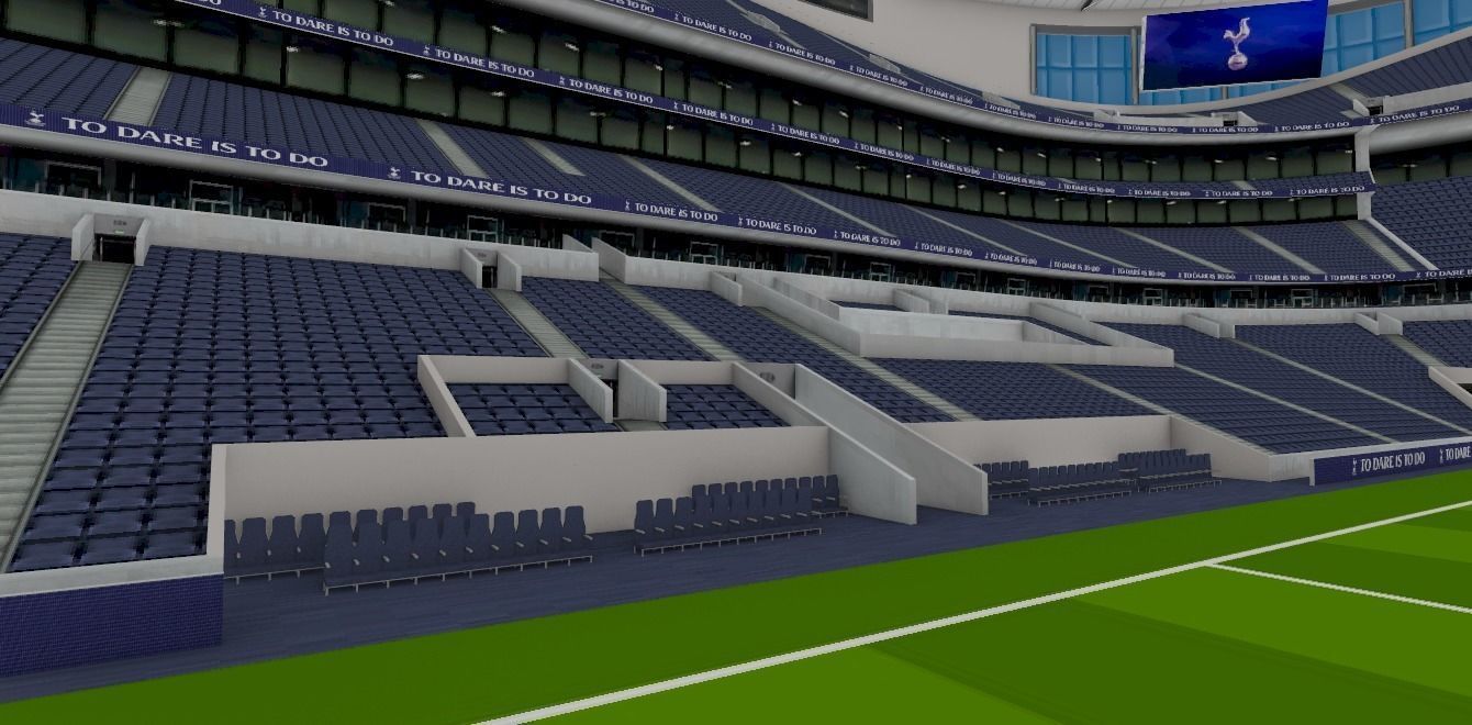 3D model Tottenham Hotspur Stadium VR / AR / low-poly | CGTrader
