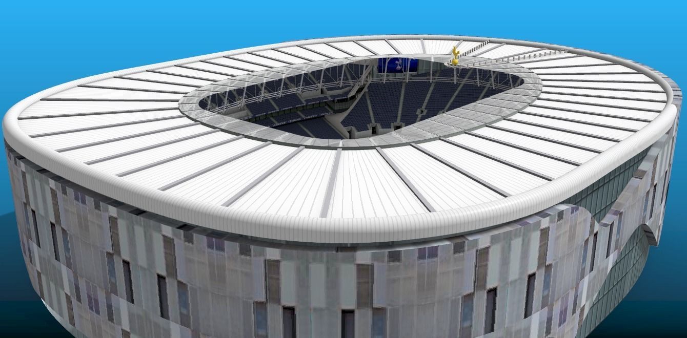 3D model Tottenham Hotspur Stadium VR / AR / low-poly | CGTrader
