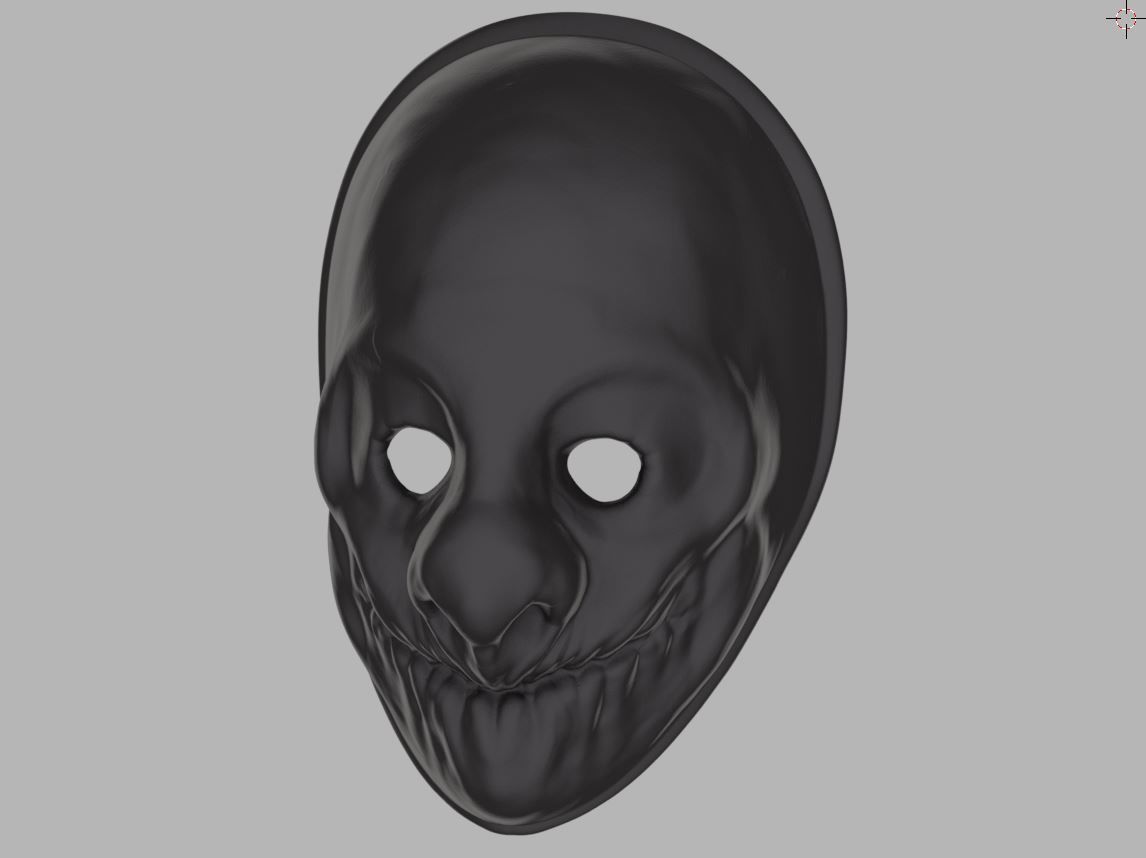 Wolf mask for face from PayDay 2 3D model 3D printable | CGTrader