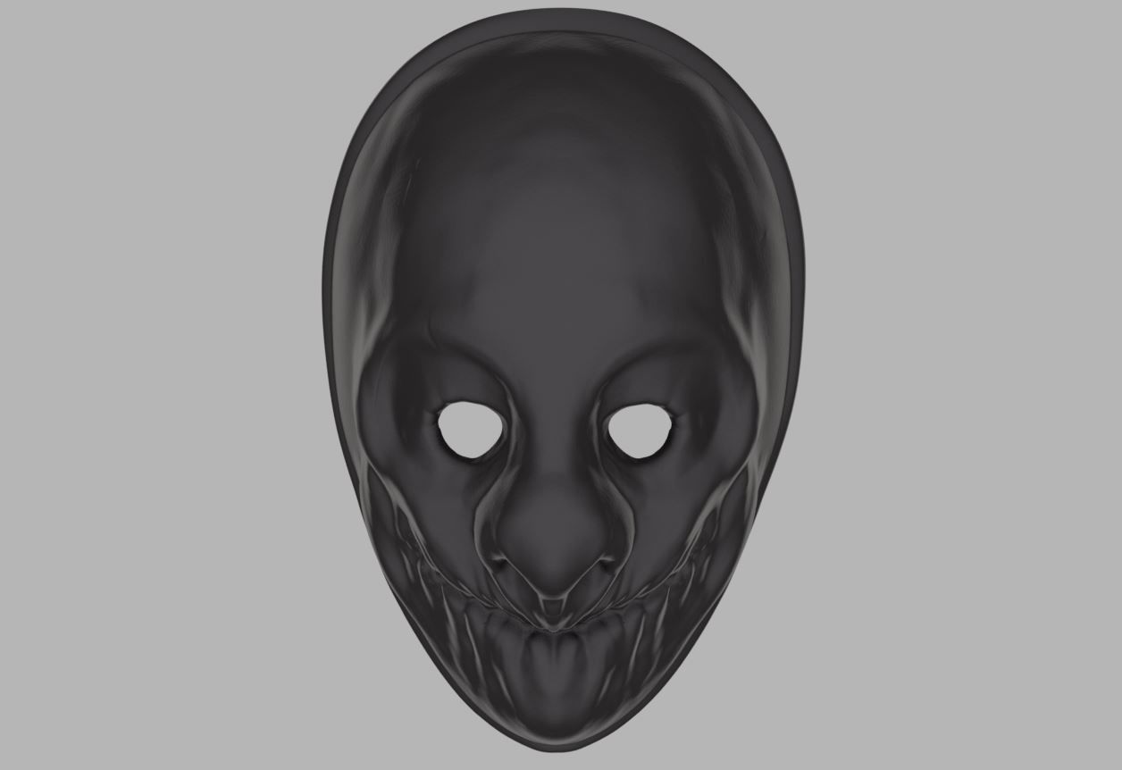 Wolf mask for face from PayDay 2 3D model 3D printable | CGTrader