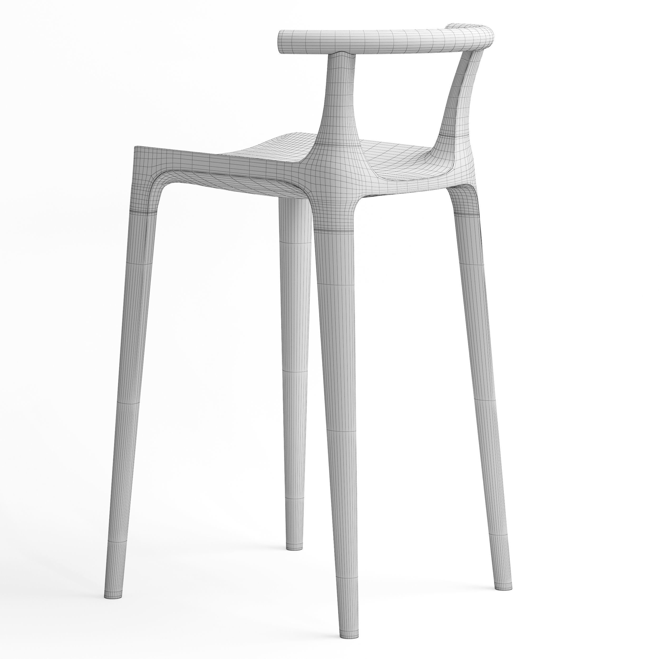 3D model Elka Stool VR / AR / low-poly | CGTrader