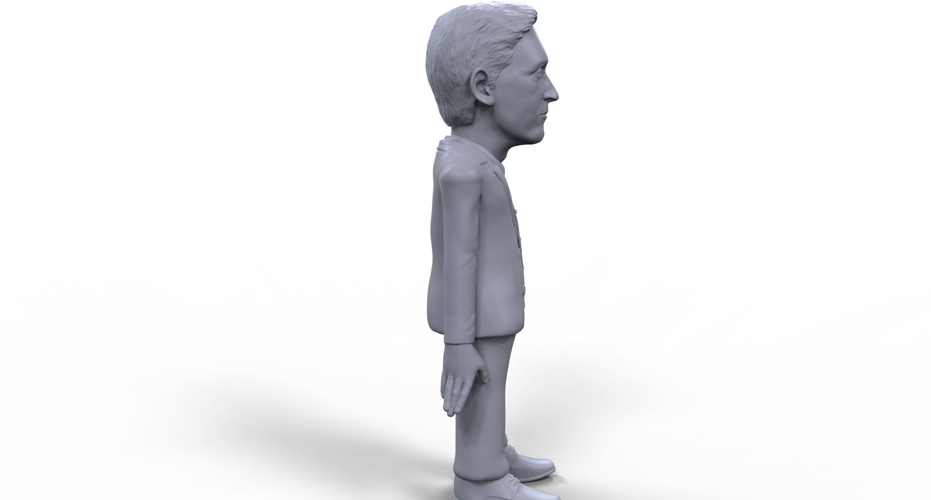 Edward Snowden stylized high quality 3D printable miniature 3D model 3D ...