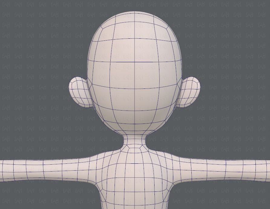 3D model Base mesh girl characterV13 VR / AR / low-poly | CGTrader