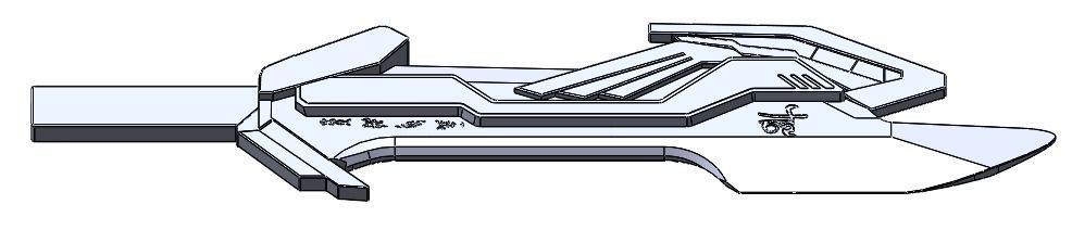 Optimus Prime Energon Sword 3D model 3D printable | CGTrader
