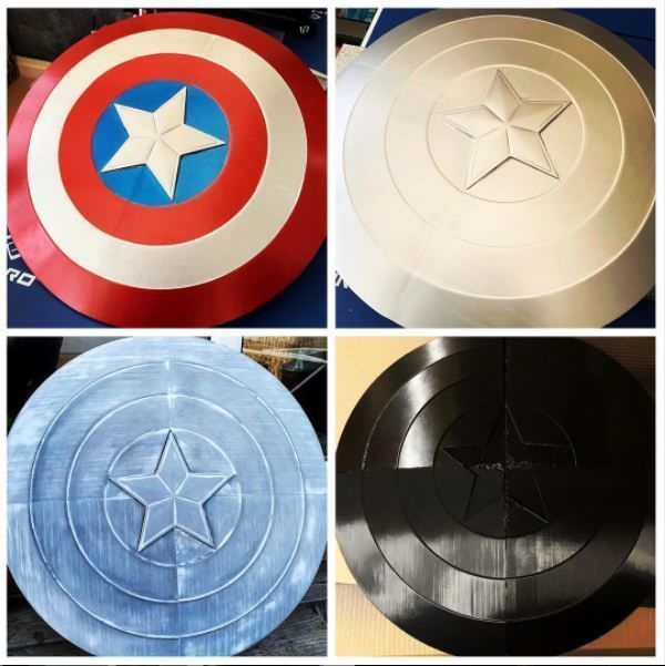 The captain America Shield - Infinity War - Endgame - Marvel 3D model ...