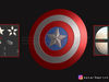 The captain America Shield - Infinity War - Endgame - Marvel 3D model ...