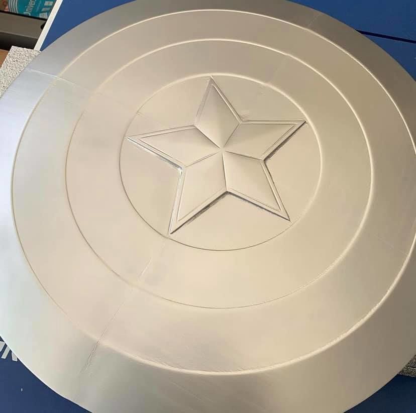 The captain America Shield - Infinity War - Endgame - Marvel 3D model ...