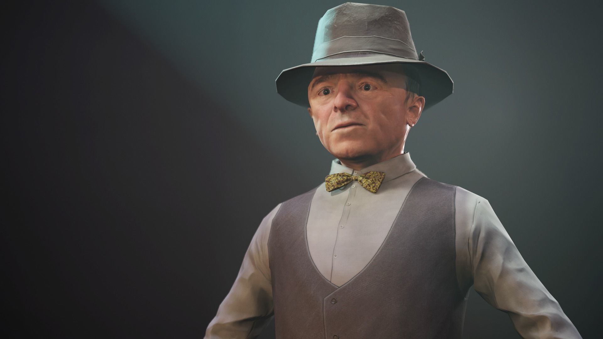 3D model Small man mr Anderson - Dwarf VR / AR / low-poly | CGTrader