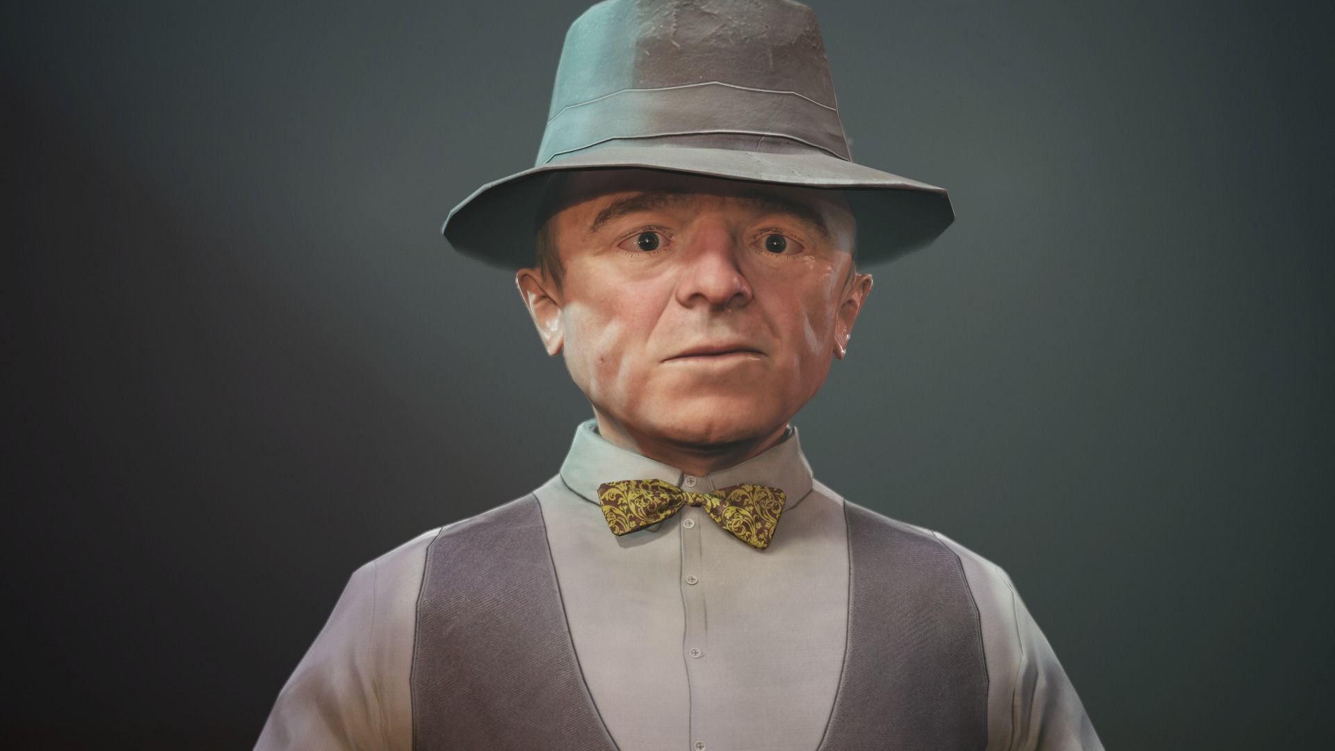 3D model Small man mr Anderson - Dwarf VR / AR / low-poly | CGTrader