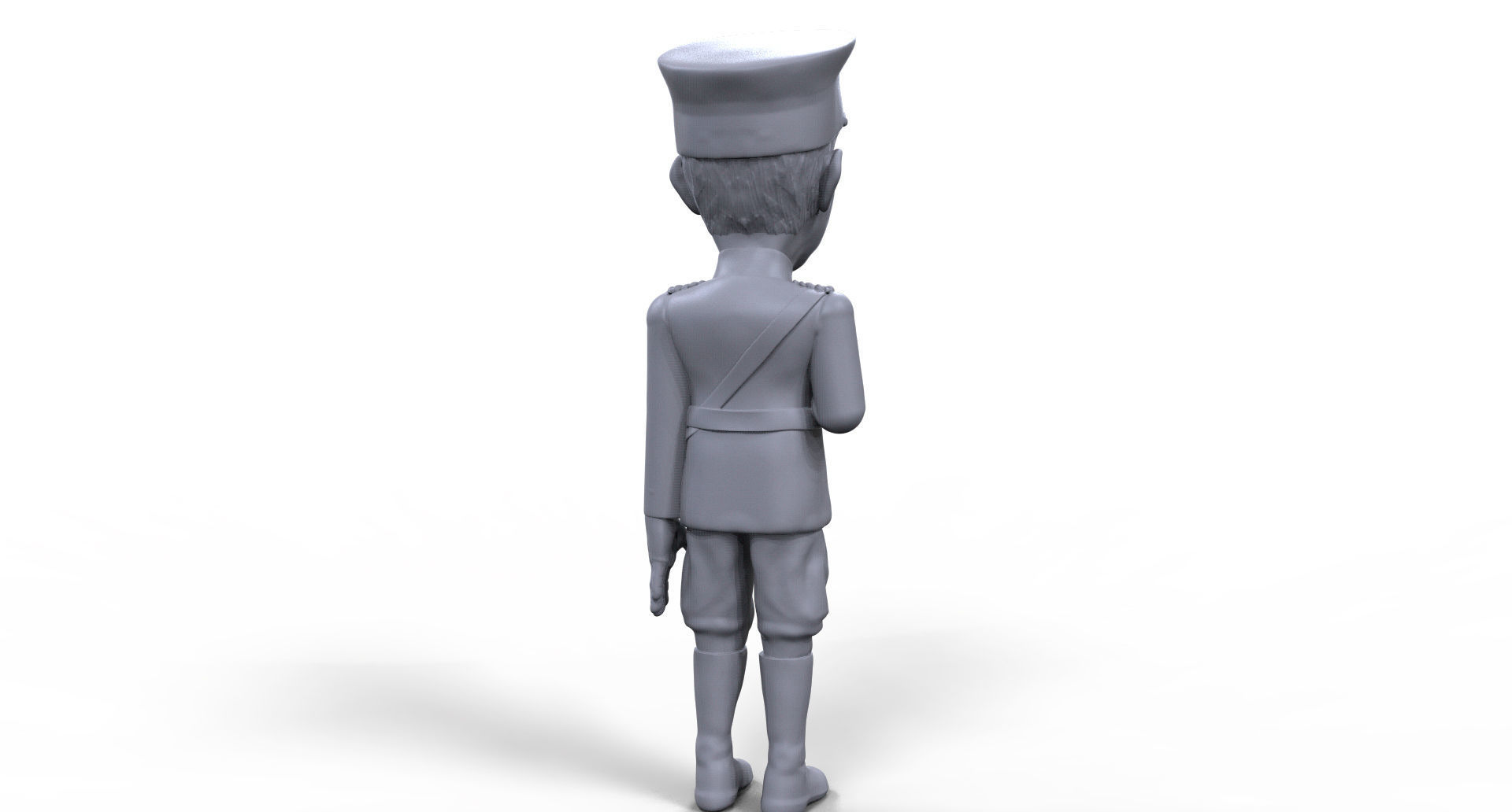 Emperor Hirohito stylized high quality 3D printable miniature 3D model ...