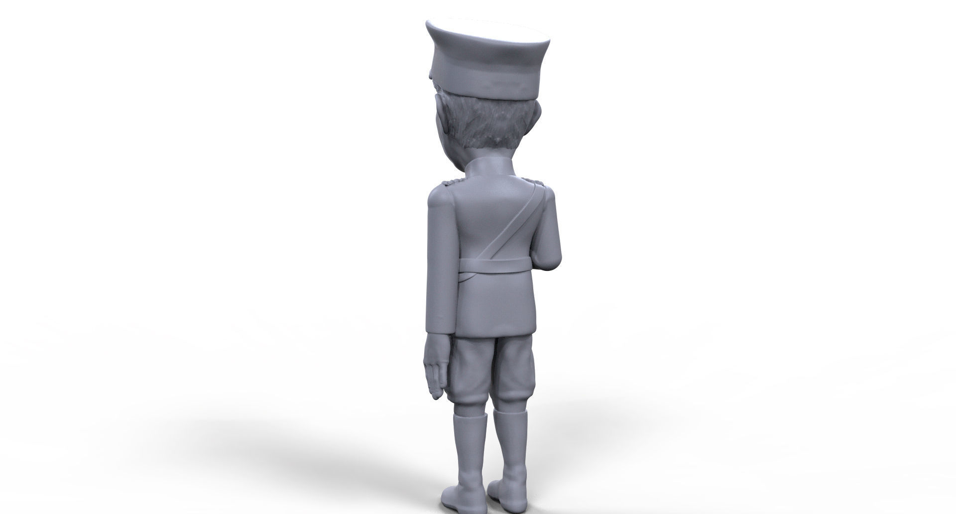 Emperor Hirohito stylized high quality 3D printable miniature 3D model ...