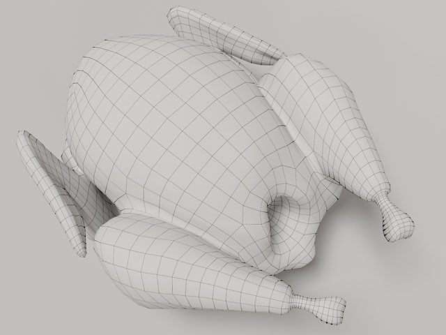 Roasted Turkey 3D model | CGTrader