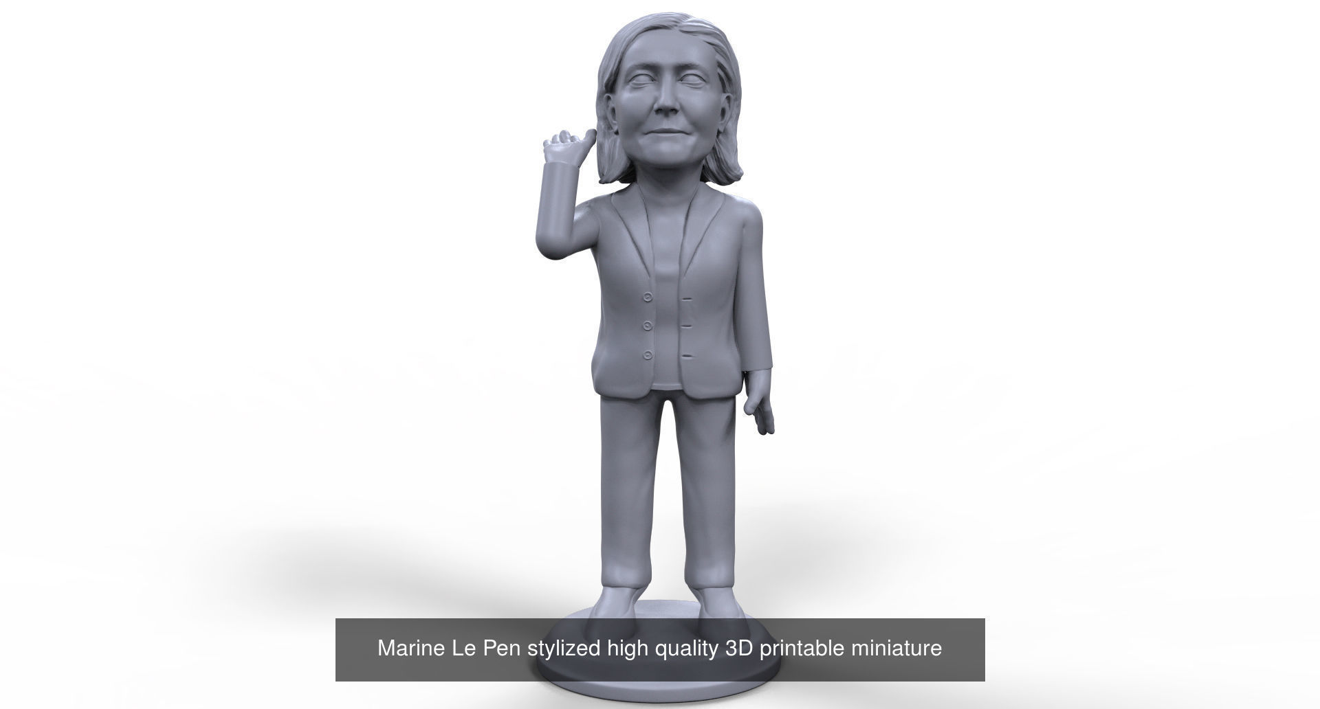 Political stylized high quality 36 3D printable miniatures 3D Model ...