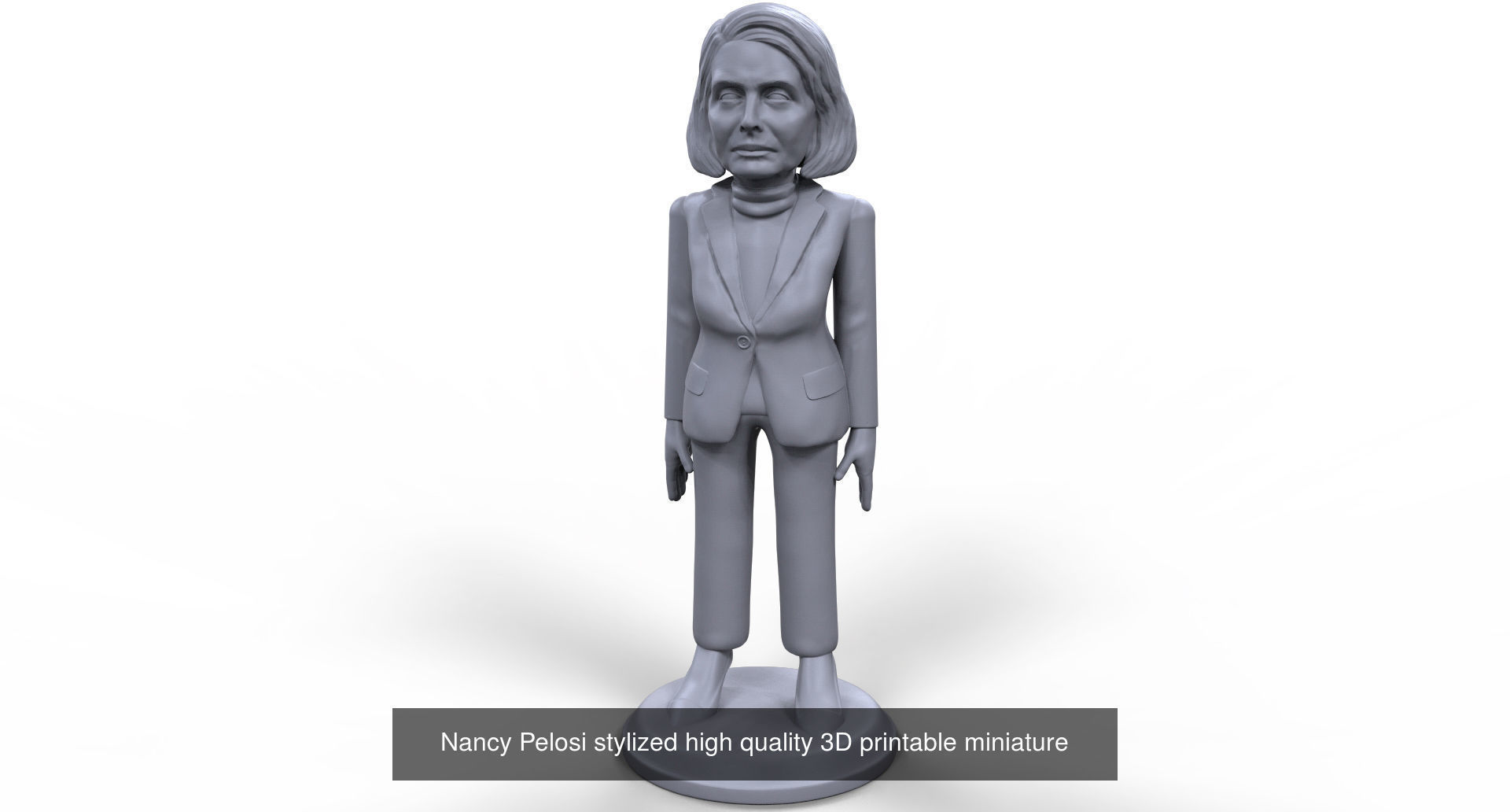 Political stylized high quality 36 3D printable miniatures 3D Model ...