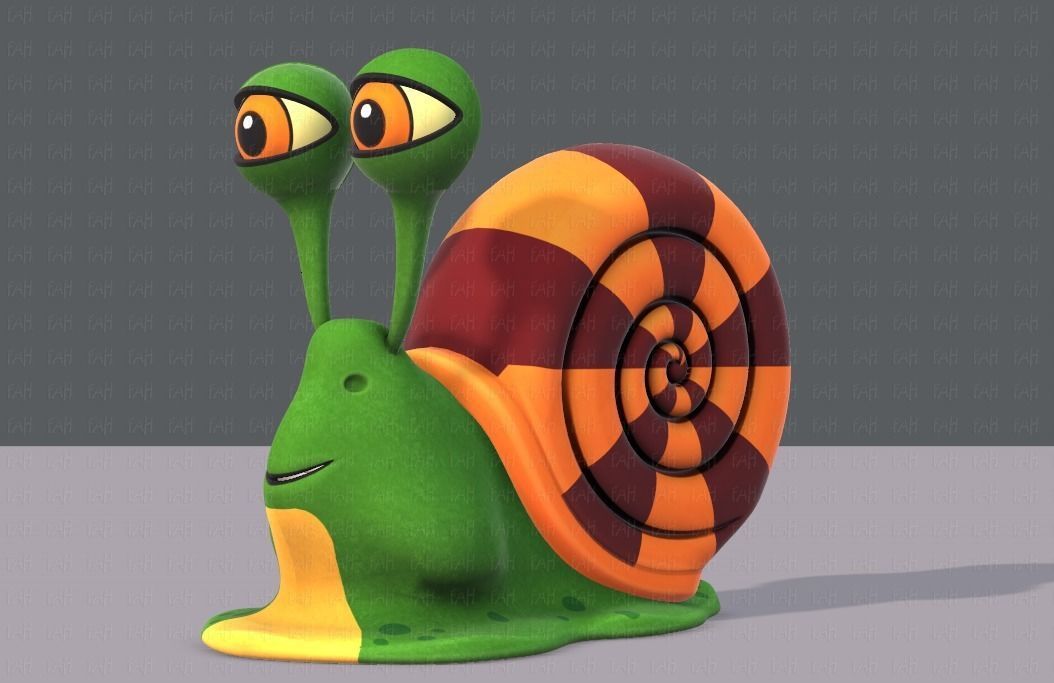 3D model Snail V01 VR / AR / low-poly | CGTrader