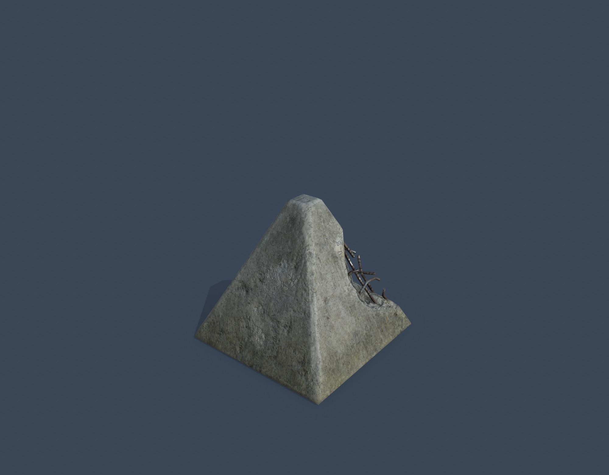 3D model Damaged Dragon Teeth VR / AR / low-poly | CGTrader