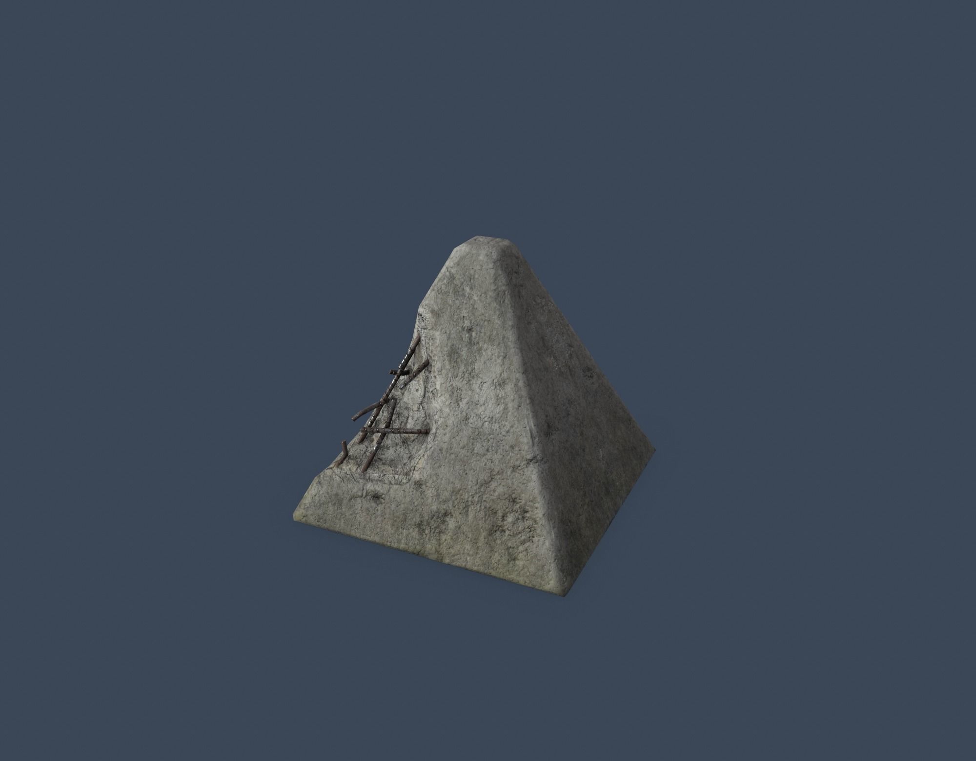3D model Damaged Dragon Teeth VR / AR / low-poly | CGTrader