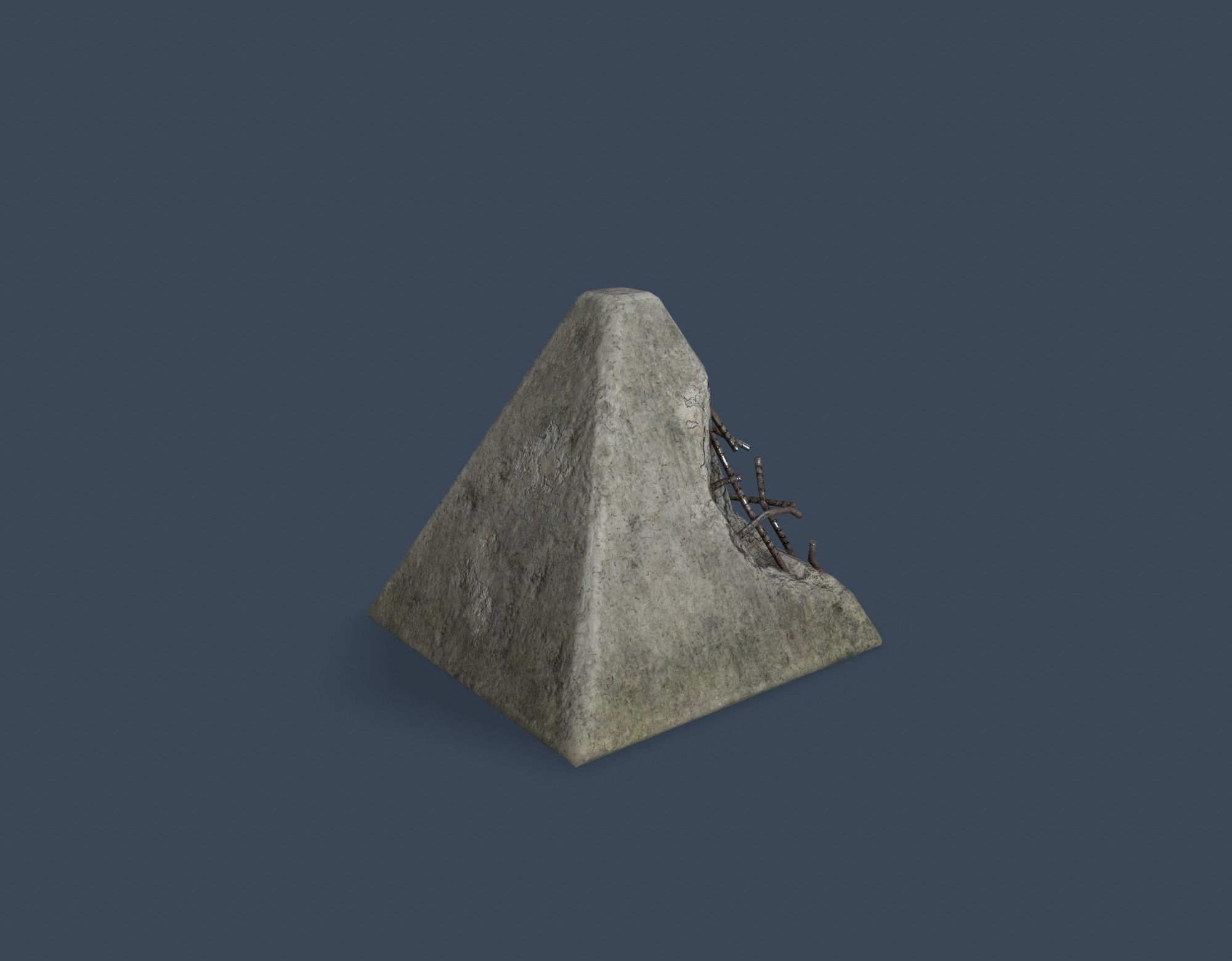 3D model Damaged Dragon Teeth VR / AR / low-poly | CGTrader